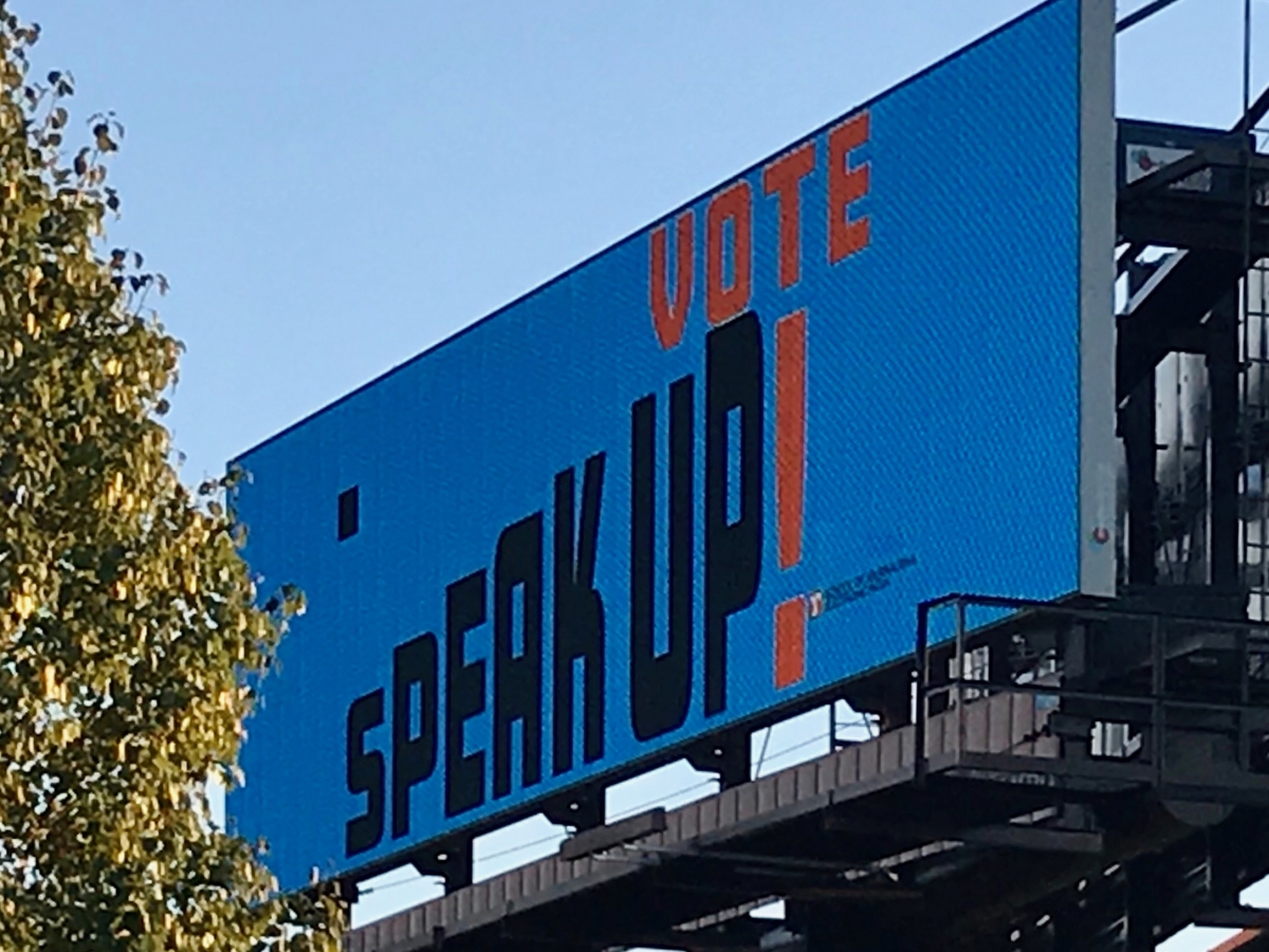Heller's Media Graphics Class Creates Billboards for 2020 Election ...